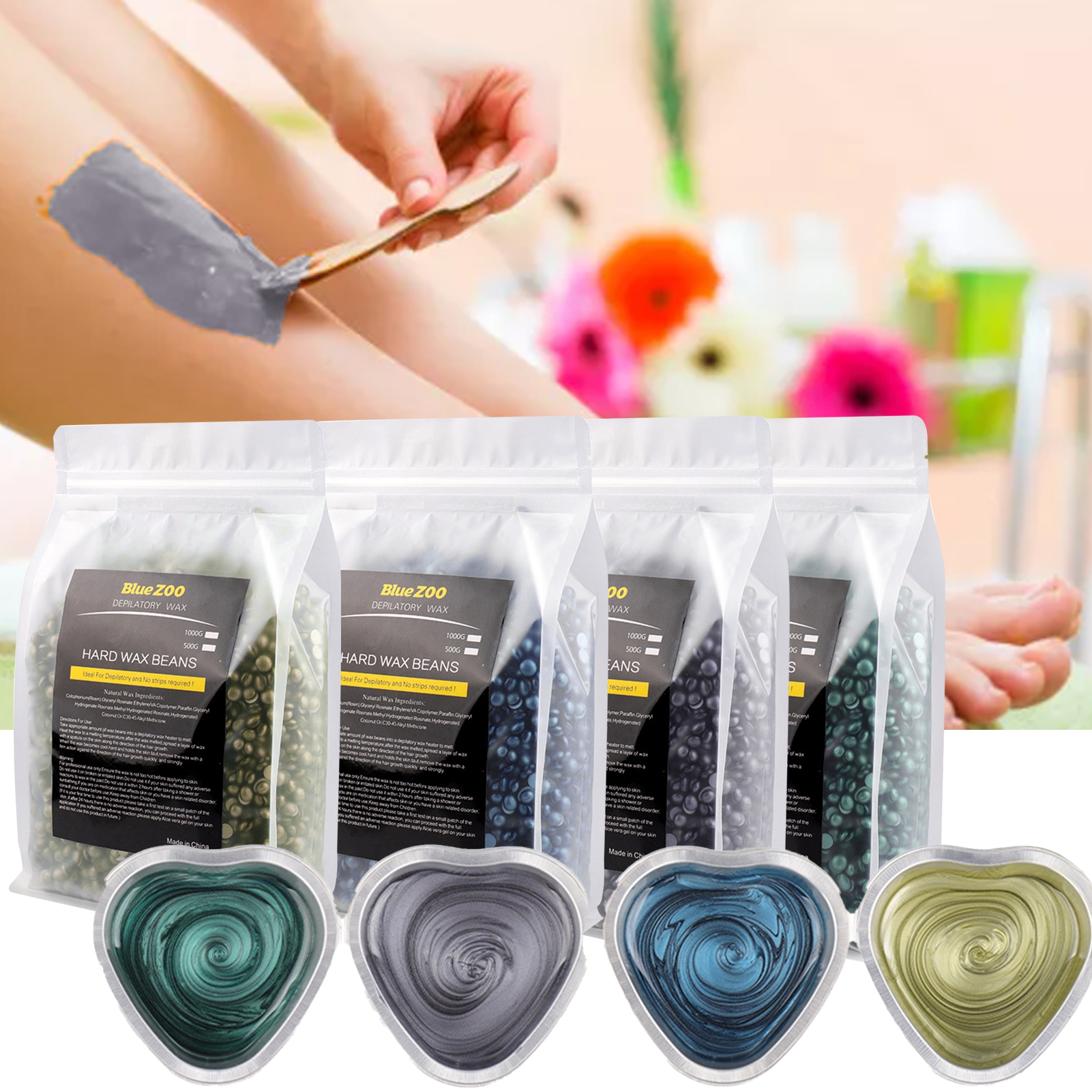 Happy Date Hard Body Bikini Face Hair Removal No Strip Waxing Bean ...