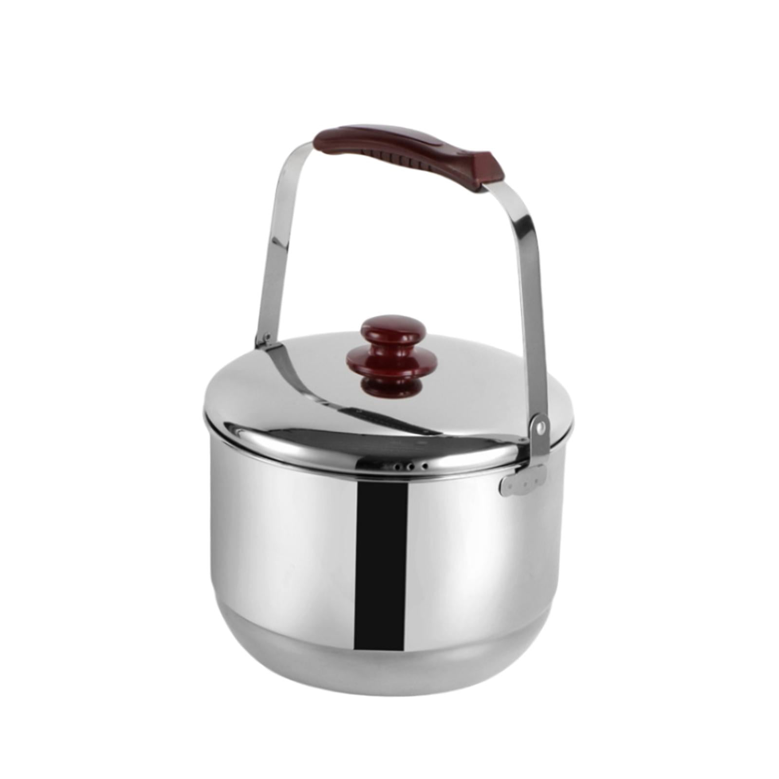 Carrying Steamer Pot Stainless Steel Cookware Portable Multipurpose ...