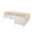BSHTI 105 inch L Shaped Sectional Sofa with Ottoman,Modern Design ... BSHTI 105 inch L Shaped Sectional Sofa with Ottoman,Modern Design ...