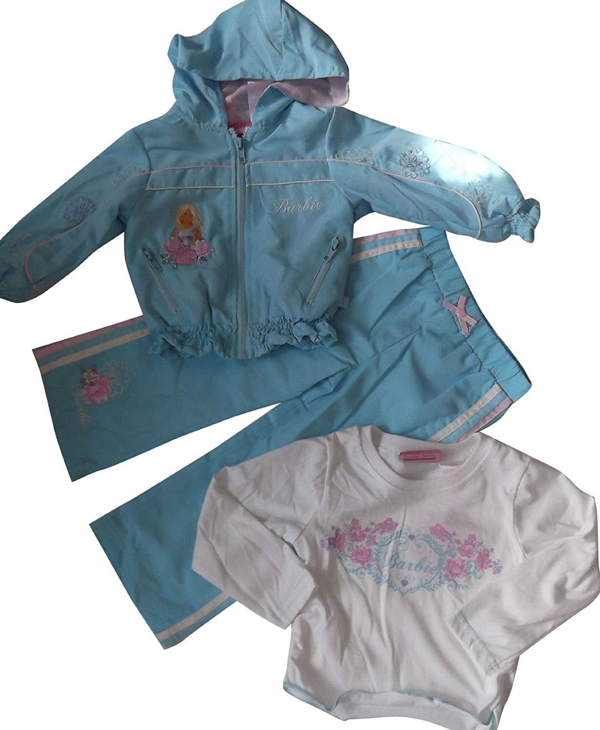 Barbie Baby-Girls Toddler Girls 3pc Set Barbie 3T - Walmart.com