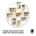Umbra Luna 4"x6" Multi-Picture Collage Wall Picture Frame, 9 Opening ...