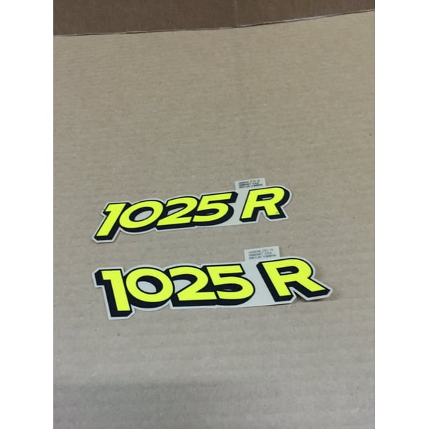 John Deere 1025R Compact Utility Tractor Model Labels LVU25757 LVU25758 ...