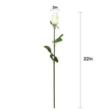 Artificial Rose Stems (Set of 6) with Realistic Feel - Walmart.com