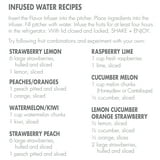 Primula TODAY Shake and Infuse Fruit Infuser Pitcher - 3 Qt, Yellow ...