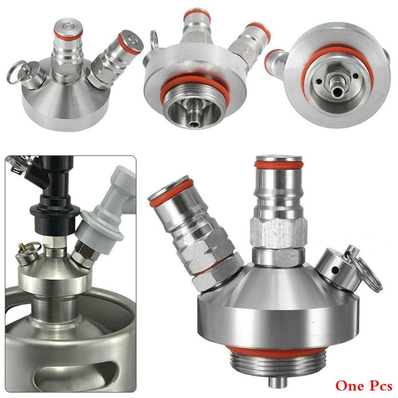 SUS304 Mini Keg Tap Dispenser,Beer Spear Double Quick Connector& ball ...