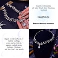 Bridal Rhinestone Headband Hair Comb for Women Wedding Teardrop ...