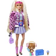 Barbie Fashionistas Doll #147 With Long Brunette Hair & Striped Dress ...