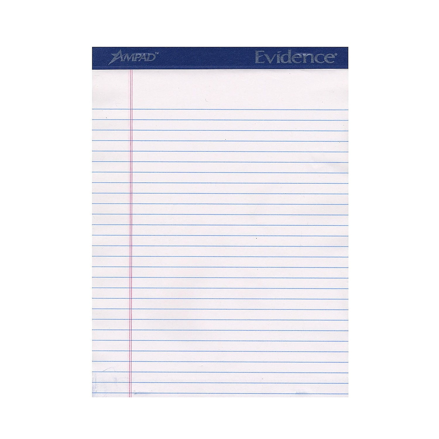 Ampad Ruled Legal Pads White 8 1/2 In. X 11 In. [Pack Of 6] 13257-PK6 ...