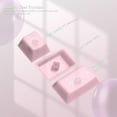 ASIASN-Keycaps Jelly Pink, Clear Cute Keycaps, Transparent Custom ...