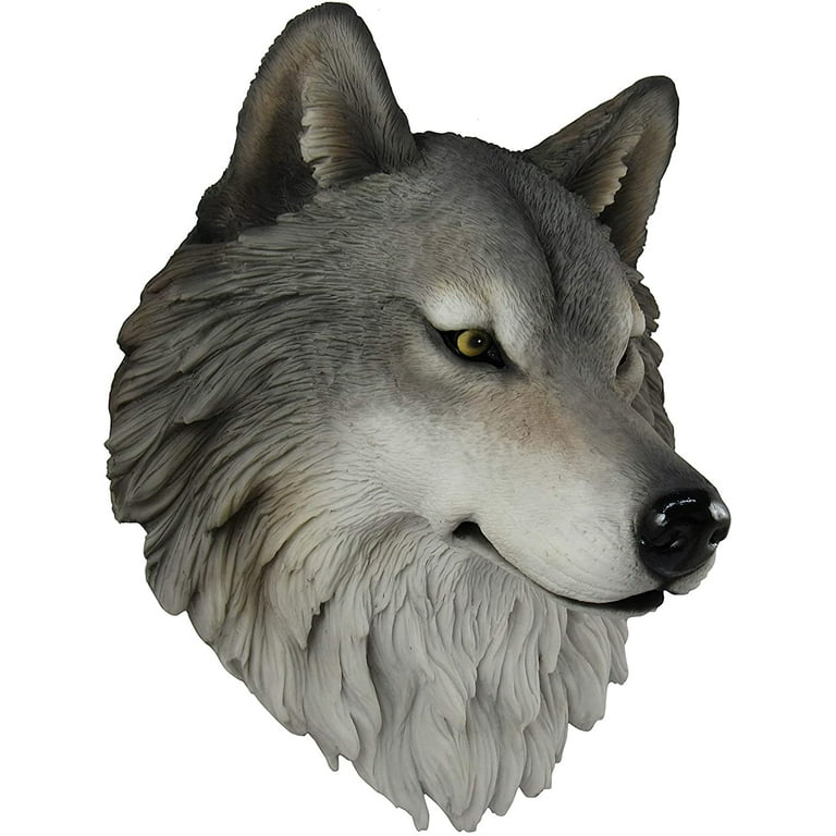 Grey Wolf Head
