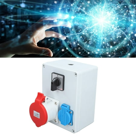Distributeur de Puissance CEE, Prise Murale 5P avec Interrupteur à 2 Niveaux pour Bâtiment ...