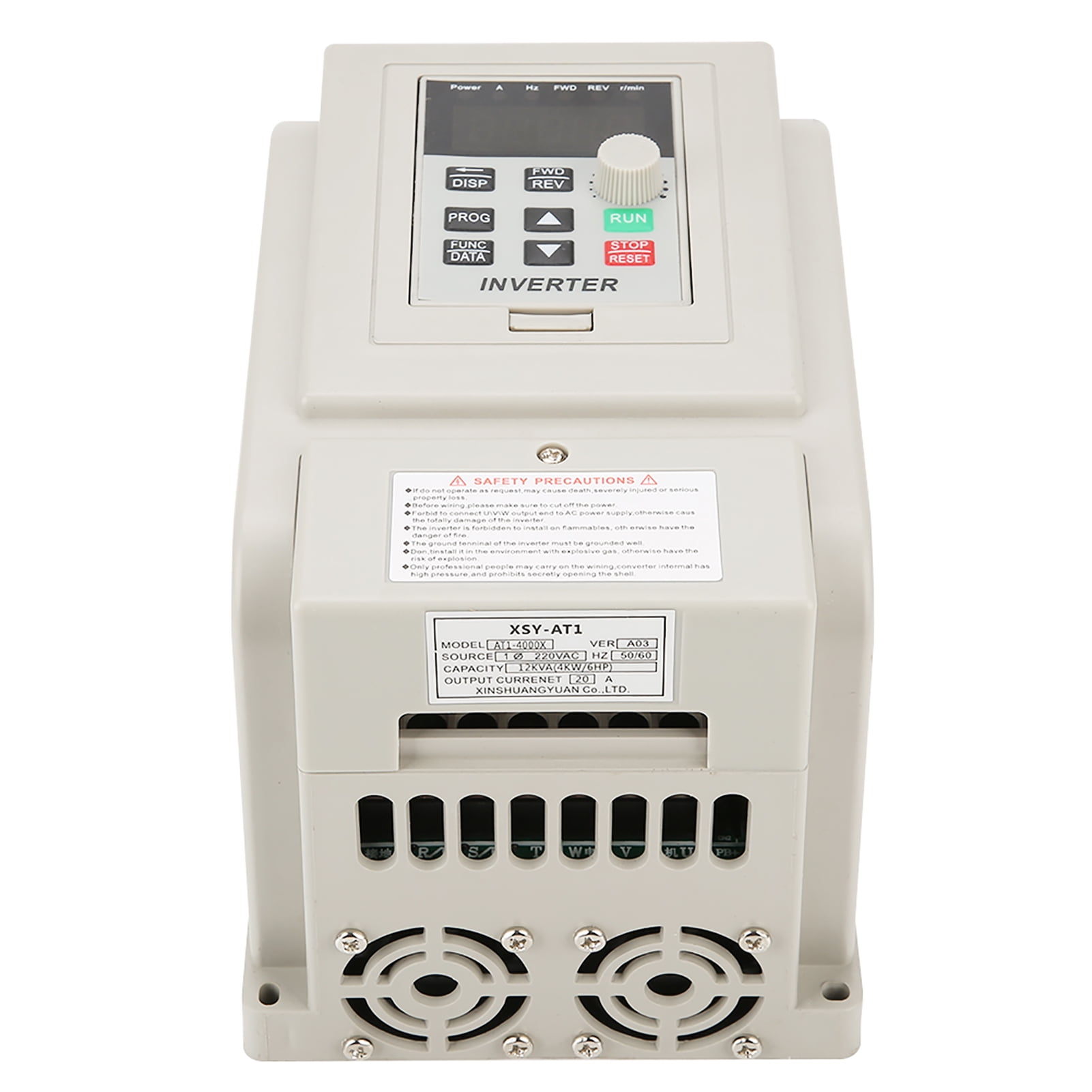 Buy Tebru Variable Speed Drive,220V Single-phase Variable Frequency Drive VFD Speed Controller ...