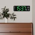 Wall Clock Large Led Digital Wall Clock Temperature Date Day Display