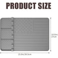 2 PCS Silicone Grill Mat Compatible with stone, BBQ Griddle Tools Drip ...