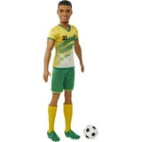 Barbie Ken Soccer Doll in #21 Uniform, Cleats and Tall Socks with Short ...