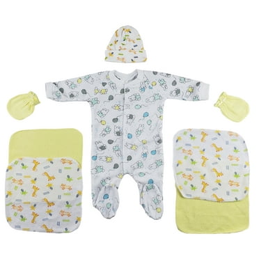 Sleep-n-Play, Cap, Mittens and Washcloths - 7 Pc Set - Walmart.com