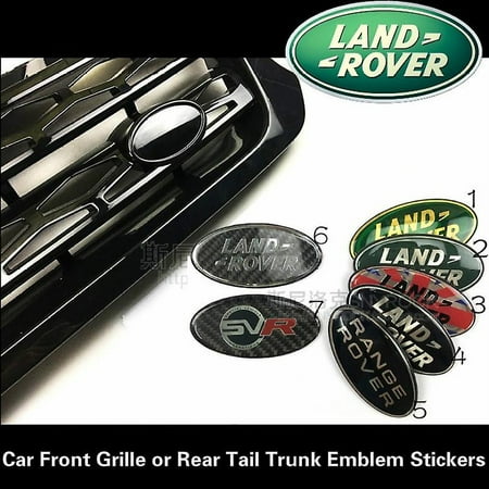 Car Front Grille Or Rear Tail Trunk Badge Emblem Stickers Auto ...