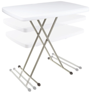 Portable Folding Picnic Table with Shelf, Drink Holders and Storage ...