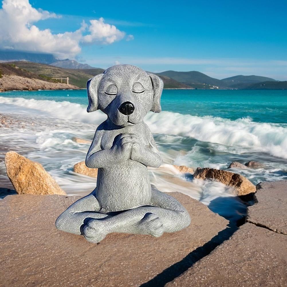 Yoga Dog Statue