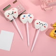 6 Pcs Lovely Plush Gel Pen 1.0mm Neutral Pen Signature Pen Cartoon ...