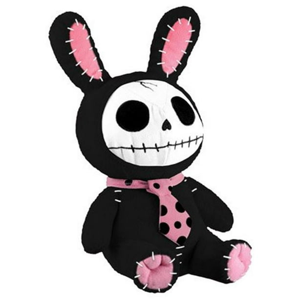 Furry Bones BLACK BUN-BUN the Bunny Large 12" Plush, Skeleton in ...