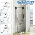 Clothes Drying Rack with 4 Wings, Stainless Steel Drying Rack Clothing ...