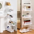 Slide Out Slim Storage Tower for Kitchen - 3 or 4 Drawer - Walmart.com