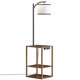 SUNMORY Floor Lamp with Table, Lamps for Living Room with USB Port ...