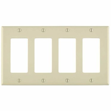 QuickPort 4 Socket Faceplate - Walmart.com