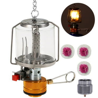 Camping Gas Lantern Outdoor Portable Camping Light Lantern Camping Lamp ...