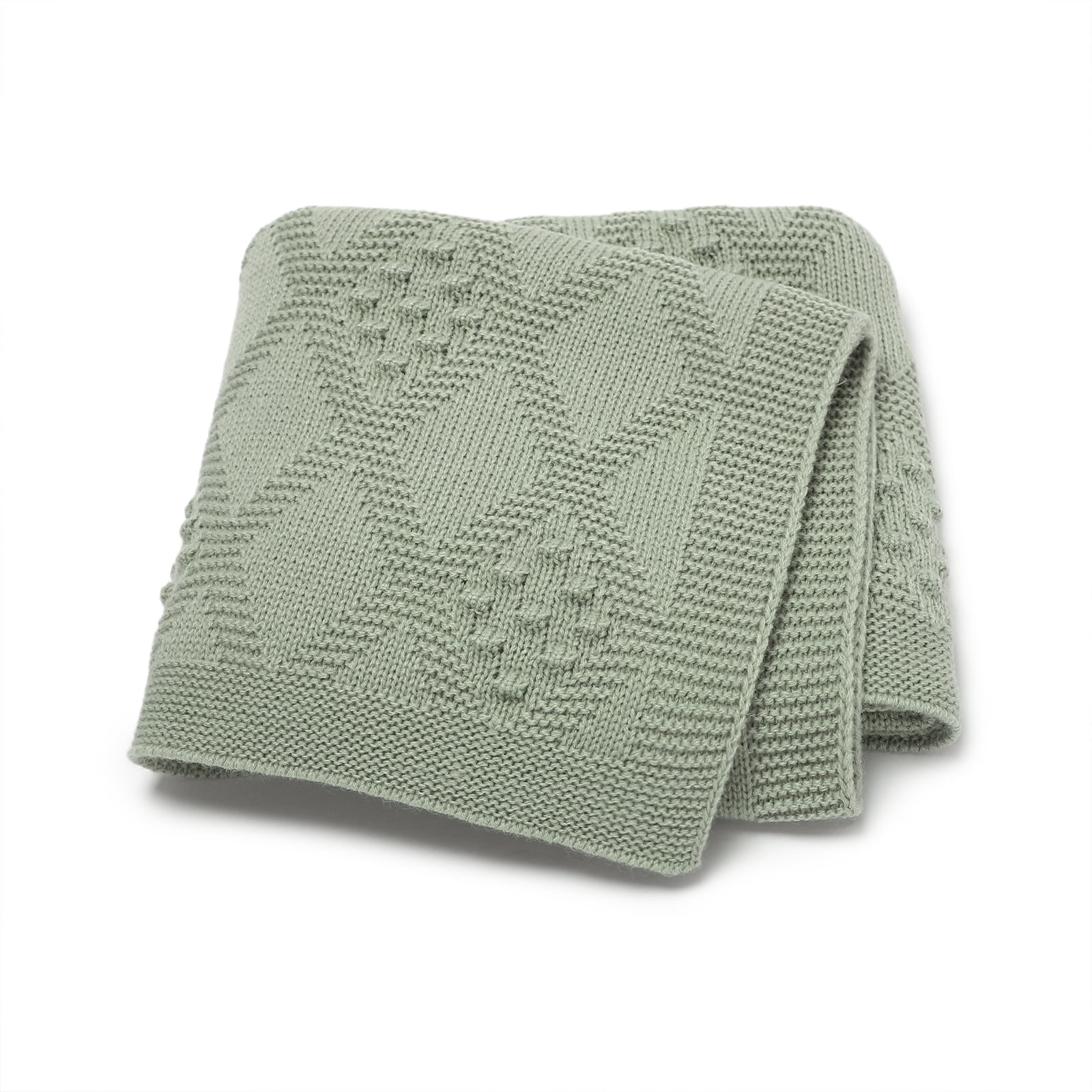 Solid Baby Blanket Knit Children Soft Newborn Stroller Swaddling ...
