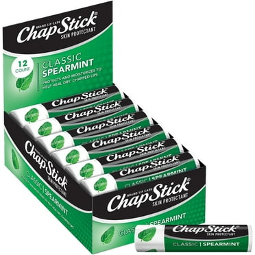 Chapstick Classic Medicated Lip Balm Stick 0.15 Oz, 4 Pack - Soothes ...