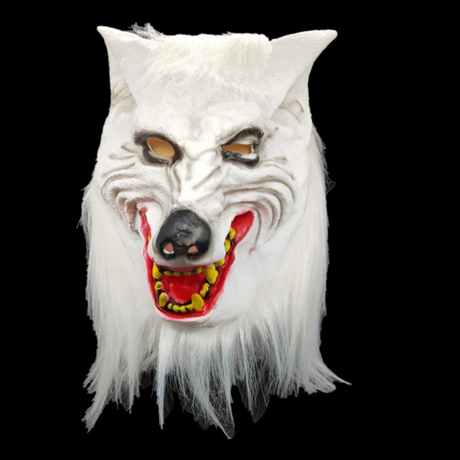 Máscara de Halloween,Máscara de Halloween con cabeza de lobo para ...