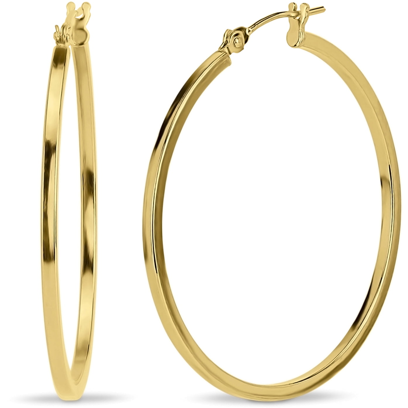 18k Gold Over Sterling Silver Hoop Earrings Walmart 18k-gold-over-sterling-silver-hoop-earrings-walmart