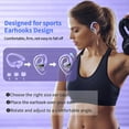 2026 model, Bluetooth 5.4 sports earphones, 50 hours of HiFi stereo ...