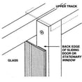Sliding Glass Door Draft Stopper, White 81" Length, For Pet Panels ...
