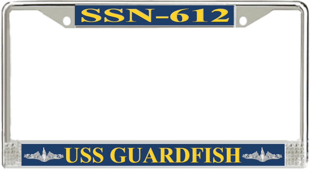 USS Guardfish SSN-612 License Plate Frame - Walmart.com