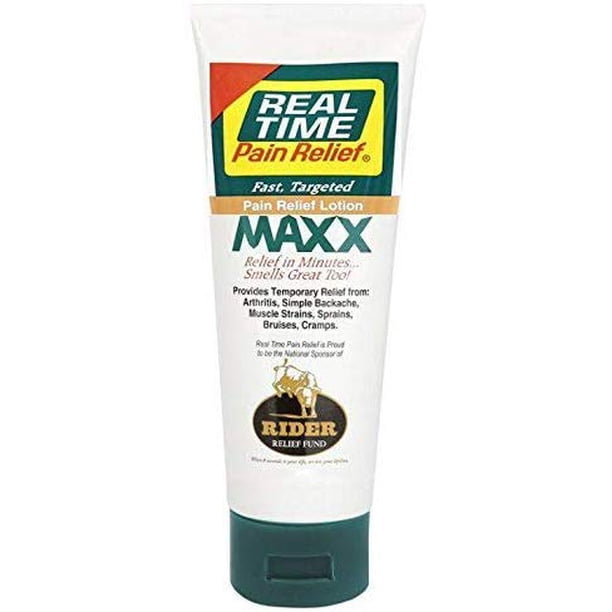 Real Time Pain Relief Maxx Cream 4oz Tube - Walmart.com - Walmart.com
