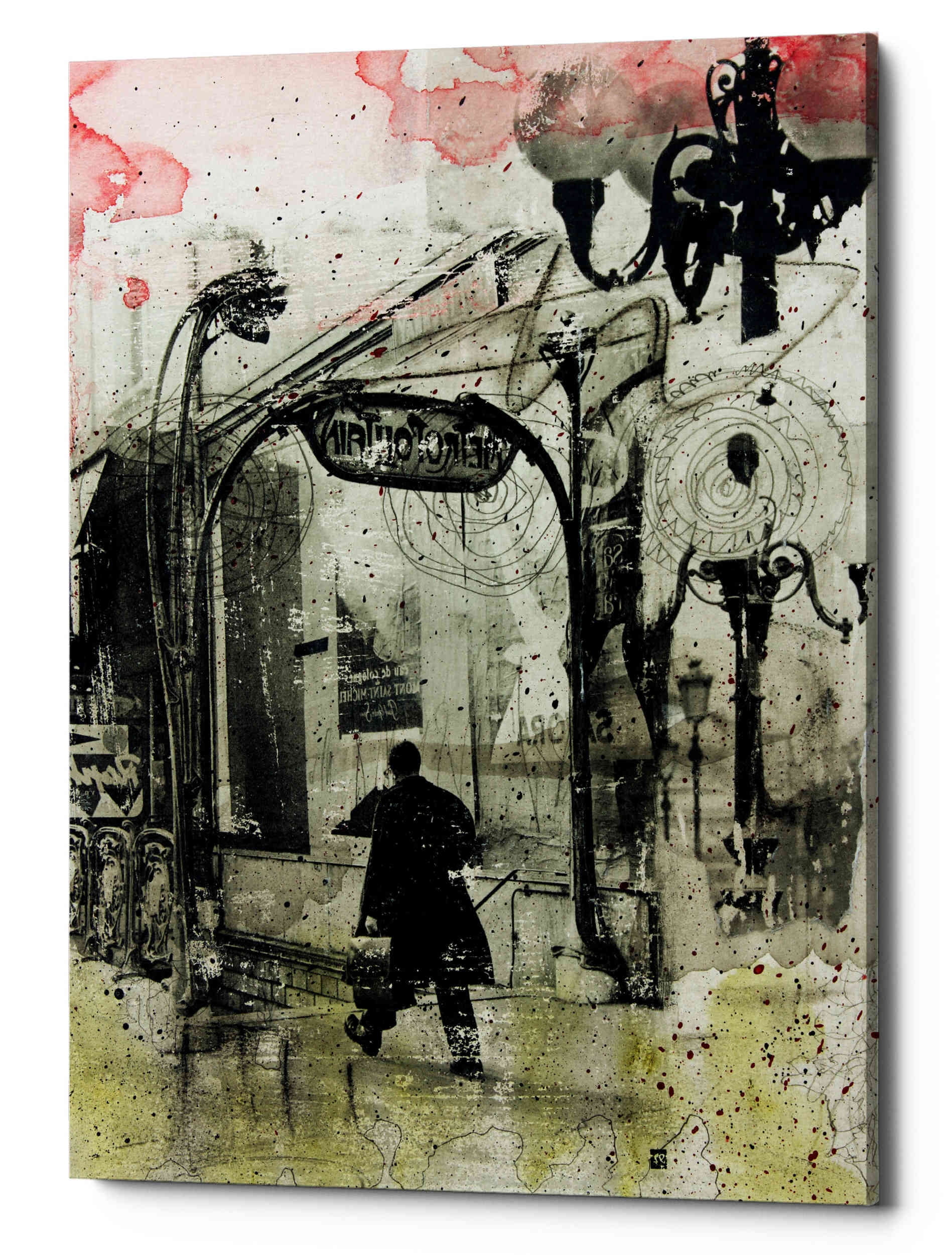 Epic Graffiti 'Rush Hour' by DB Waterman, Canvas Wall Art, 26"x40 ...