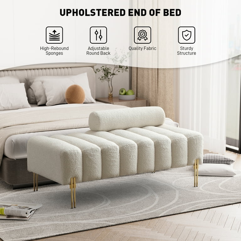 End Of Bed Sofa Bench | Baci Living Room
