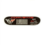 C4 Corvette Gas Fuel Lid Emblem Cross Flag Official GM Restoration Part ...