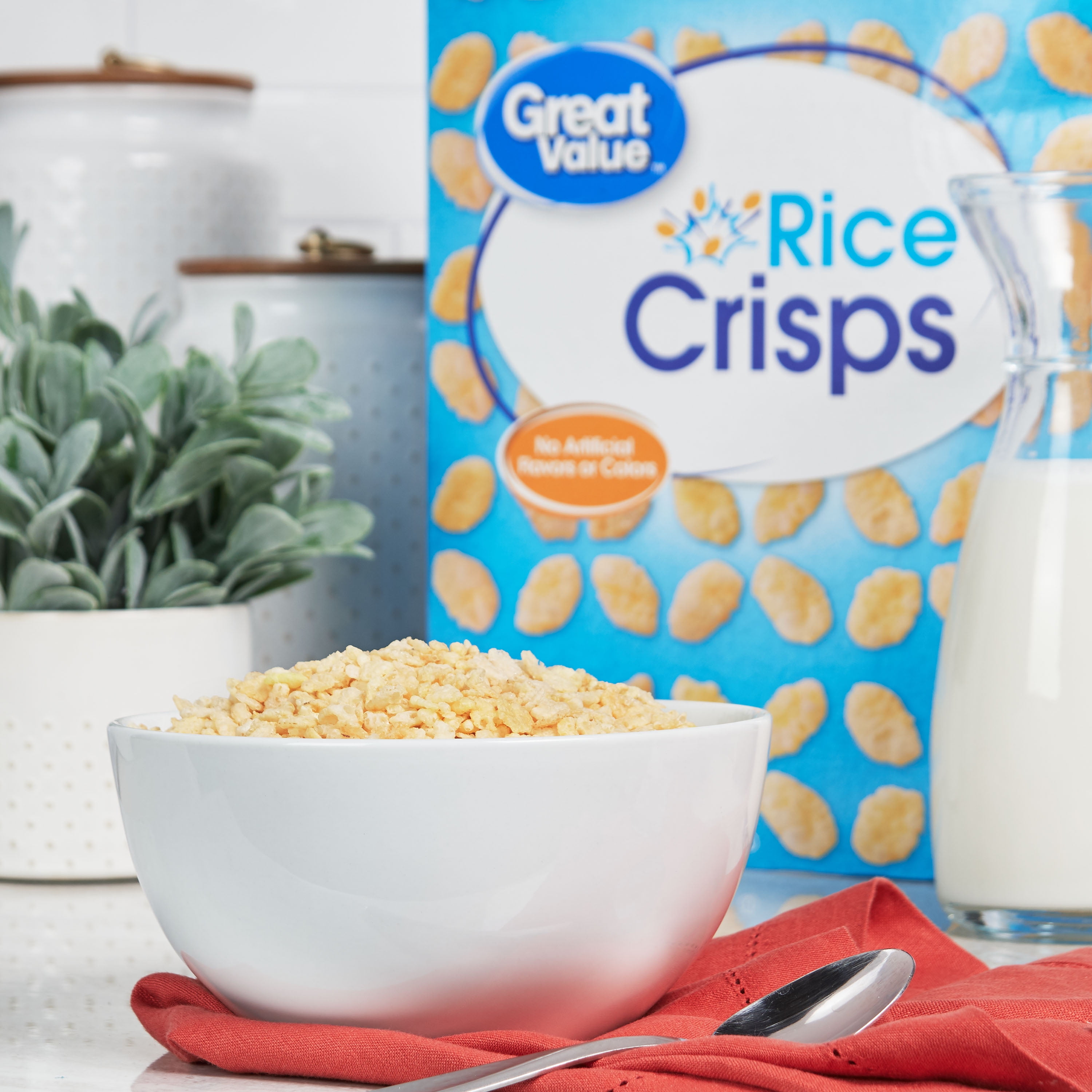 (3 pack) (3 Pack) Great Value Rice Crispers Rice Cereal, 24 oz ...