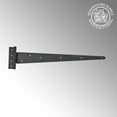 Renovators Supply Black T Strap Hinges Cast Iron Heavy Duty 25 1/4 ...