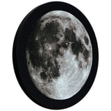 Empire Art Direct "Full Moon" Circular Canvas Round Wall Art, 24 ...