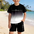 CAIVO Children O-Neck Short Sleeve T-Shirts With Shorts City Vibe ...