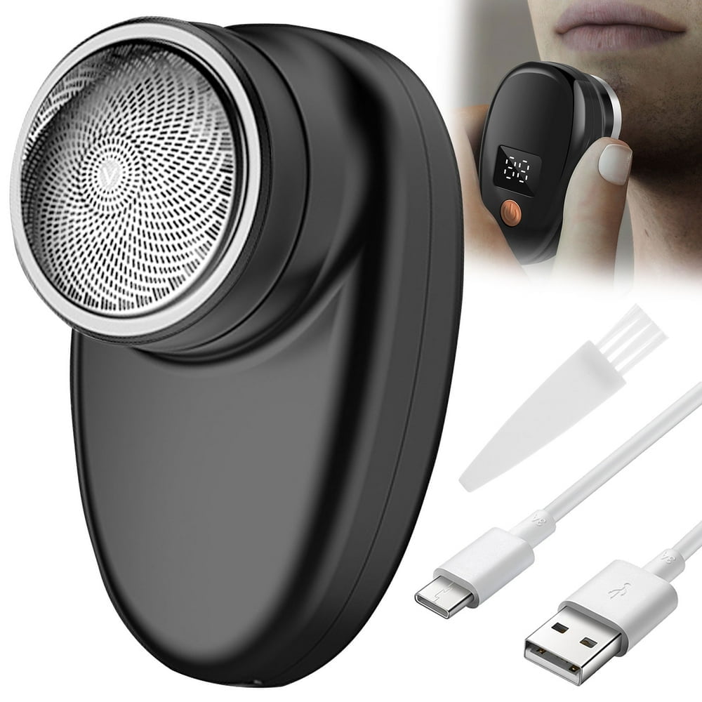 Generic Waterproof Electric Shaver Usb Rechargeable Cordless Shaver For Men With Digital Display Beard Trimmer Travel Mini Shaver For Home Business 8.