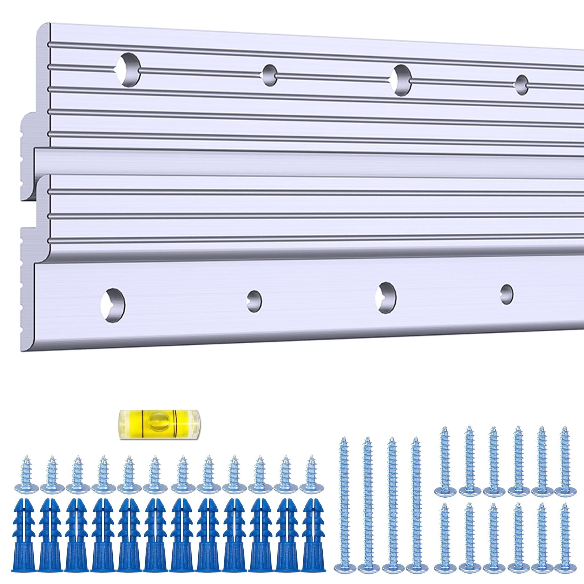 49" French Cleat Picture Hanger, Heavy Duty Aluminum Z Bar Clips ...
