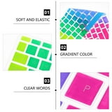 Monyance keyboard skin Universal Gradient Laptop Keyboard Cover ...
