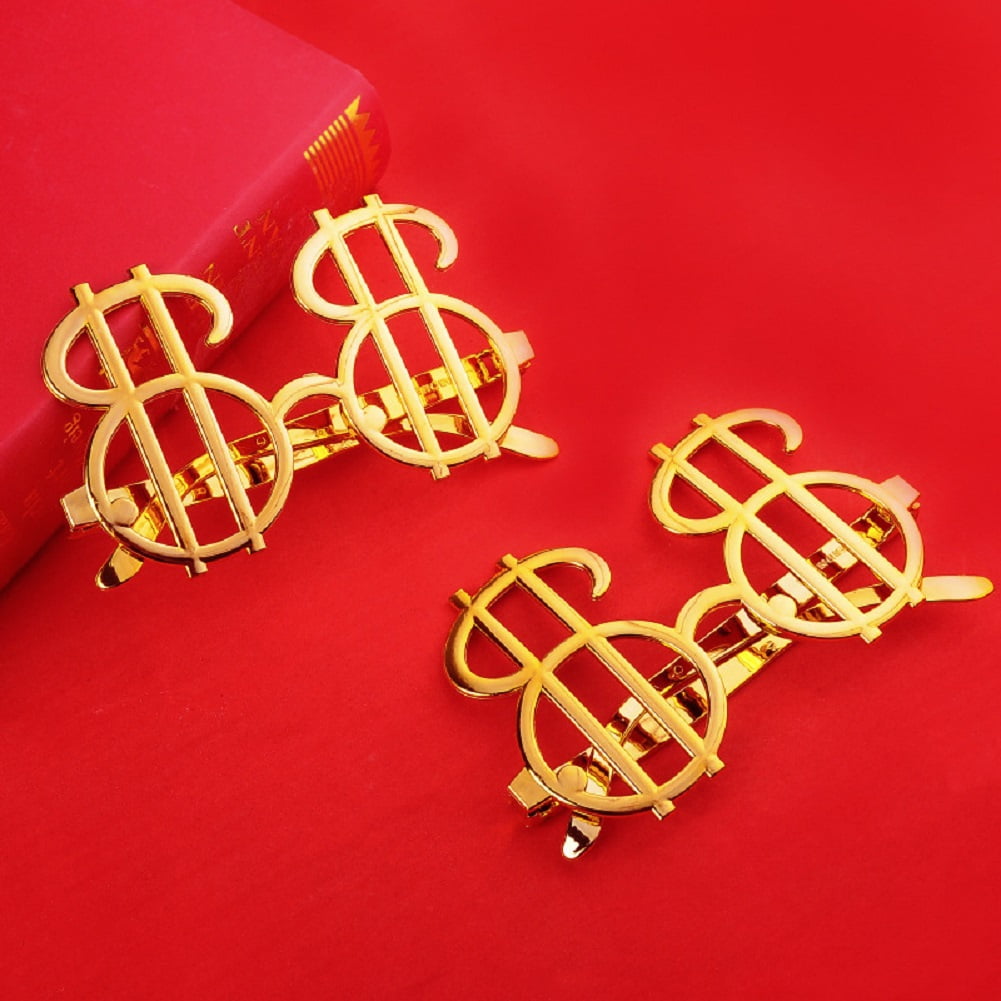 KYAIGUO Dollar Sign Money Glasses,6 PCS Party Glasses Party Favors ...