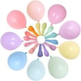 100 Pack 10 Inch Thick Mixed Color Balloon, MultiColored Big Macaron ...